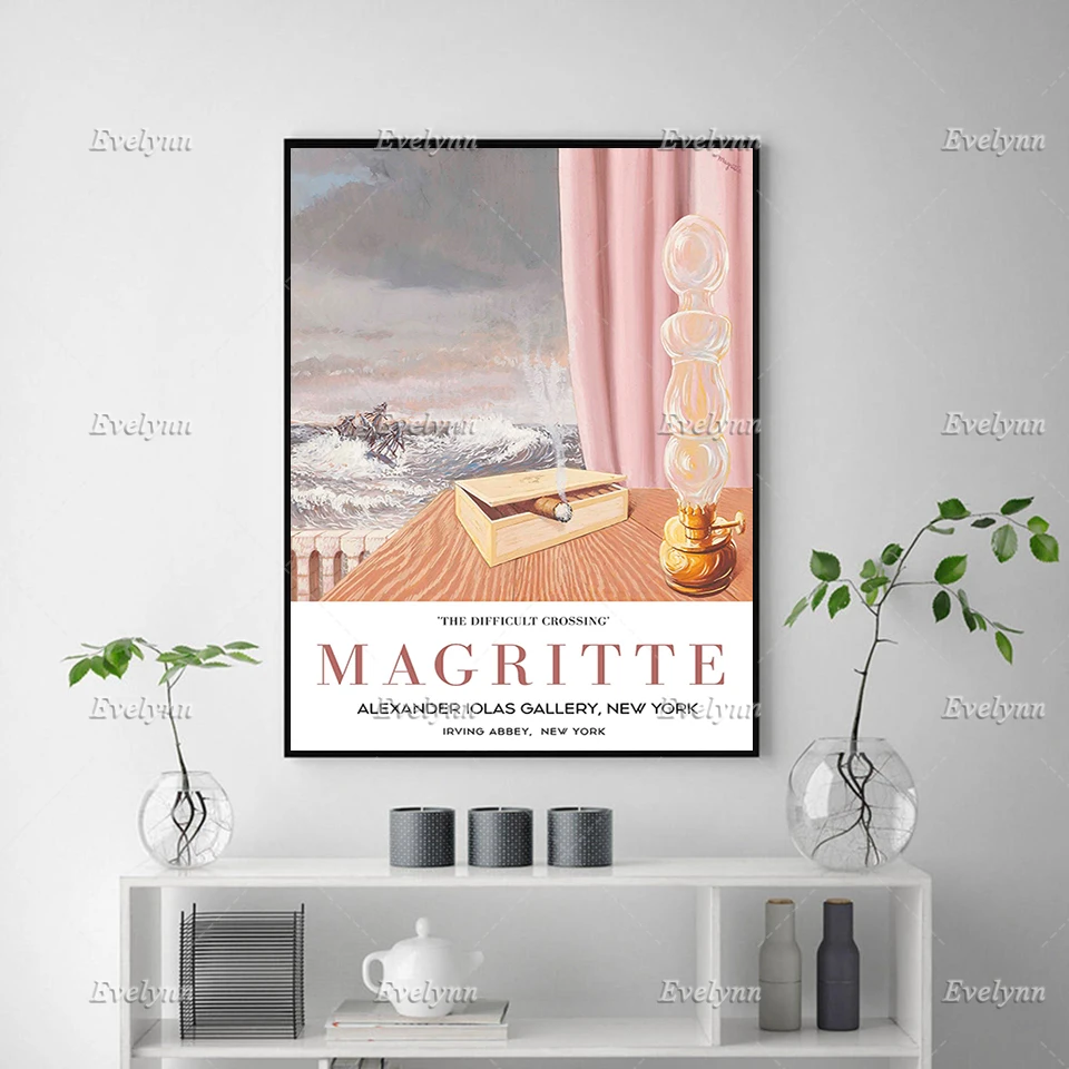 The Difficult Crossing Rene Magritte