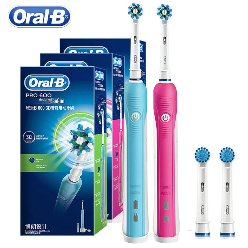 Oral-B-Sonic-Electric-Toothbrush-Pro600-Rechargeable-Rotating-Oral ...