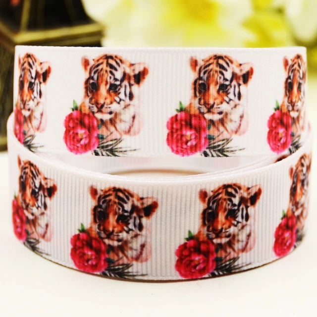 Tiger Stripe Grosgrain Ribbon