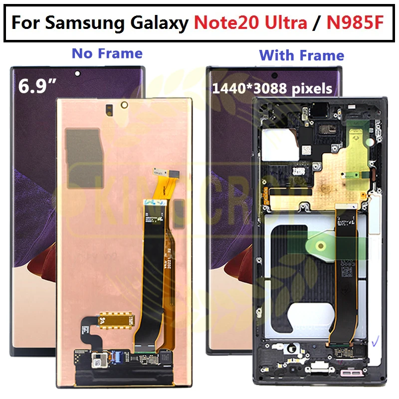 Original Amoled Note 20ultra Lcd For Samsung Galaxy Note20 Ultra Display N985f,n985f/ds 5g N986b ...