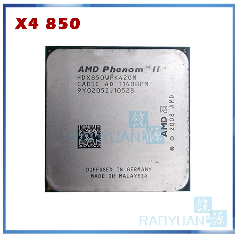 AMD Phenom II X4 830 /4 Cores Quad-Core DeskTop CPU X4-830 ...