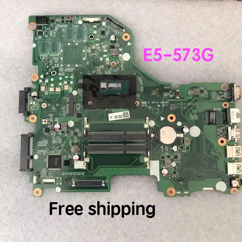 에이서 E5-573 E5-573G 노트북 마더보드 DA0ZRTMB6D0 I5-5200U 메인보드 완전 작동 - 노트북-마더보드.com