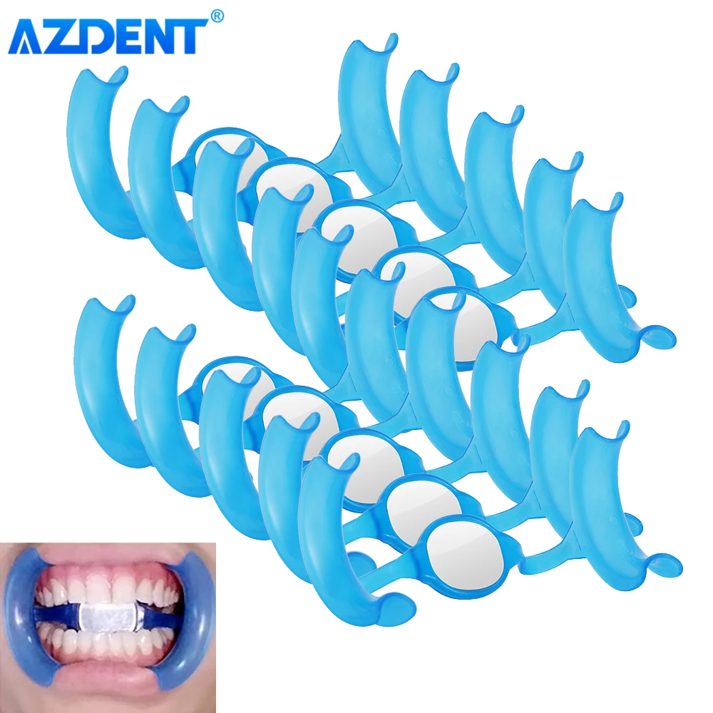 AZDENT 10PCS M Type Mouth Opener Cheek Retractor Expanders Teeth ...