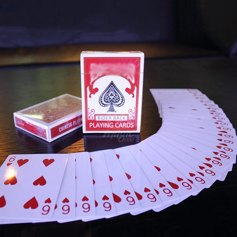 Cartas mágicas Svengali Deck Atom naipes trucos mágicos Close Up Street Stage trucos de magia ...