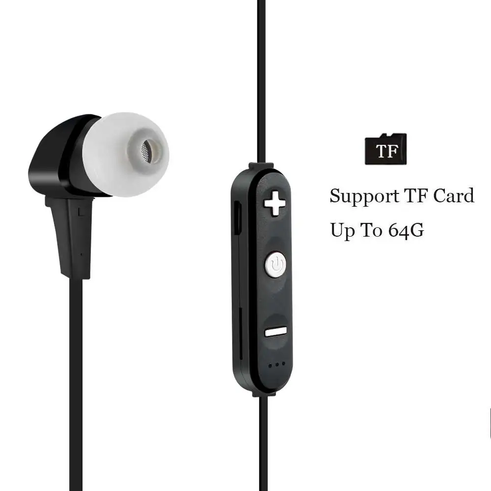 Bluetooth Headphones with TF/SD Card SlotSweatproof Wireless in Ear ...