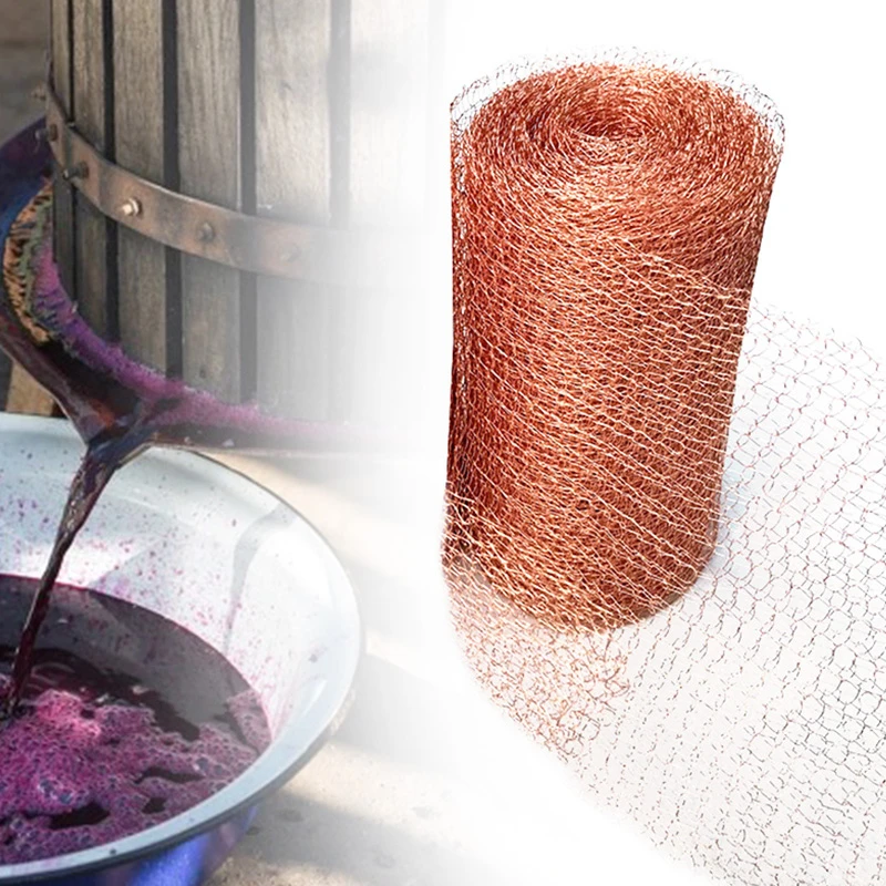 10cm*10M Copper Mesh Filter Column Packing Woven Wire Screen Filter for ...