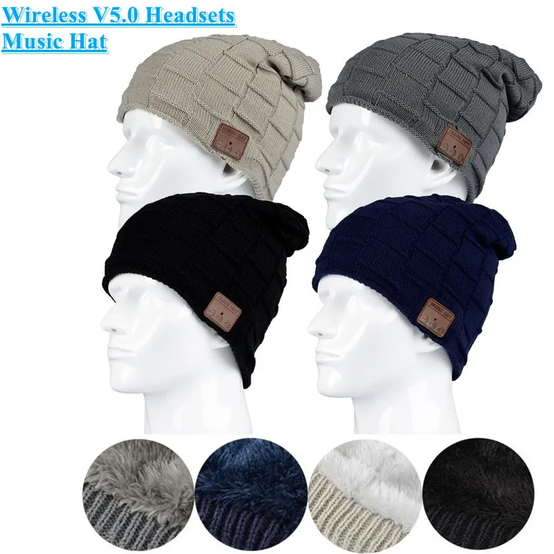 Unisex-Outdoor-Sport-Wireless-Bluetooth-Compatible-Earphone-Knitted-Hat ...