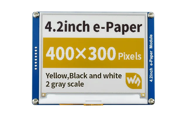 Waveshare 4.2inch E-Ink Display 400x300 resolution three-color E-paper SPI interfacecompatible ...