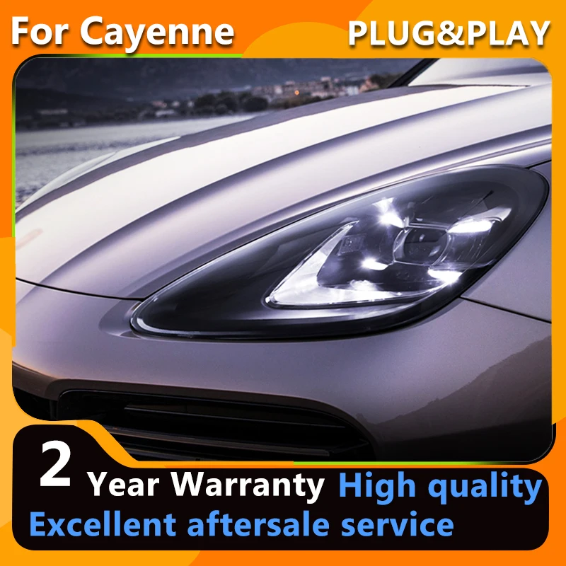 Full-LED-Headlight-For-Porsche-Cayenne-Headlights-2011-2018-Cayenne-LED ...