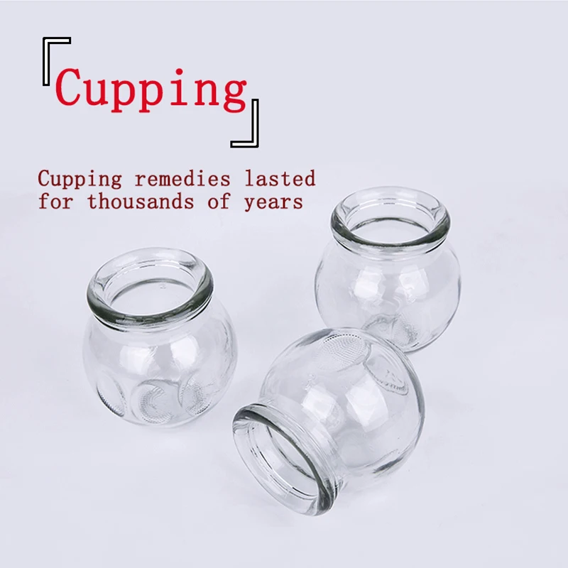 Glass Fire Cupping Jars Thick Glass Cupping Set Sizes, 46% OFF