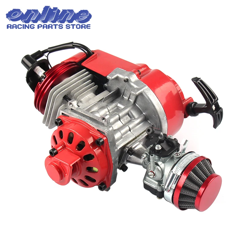 Motorbike Pocket Bike 2 Stroke Pull Start Engine For Mini Pocket Bike ...
