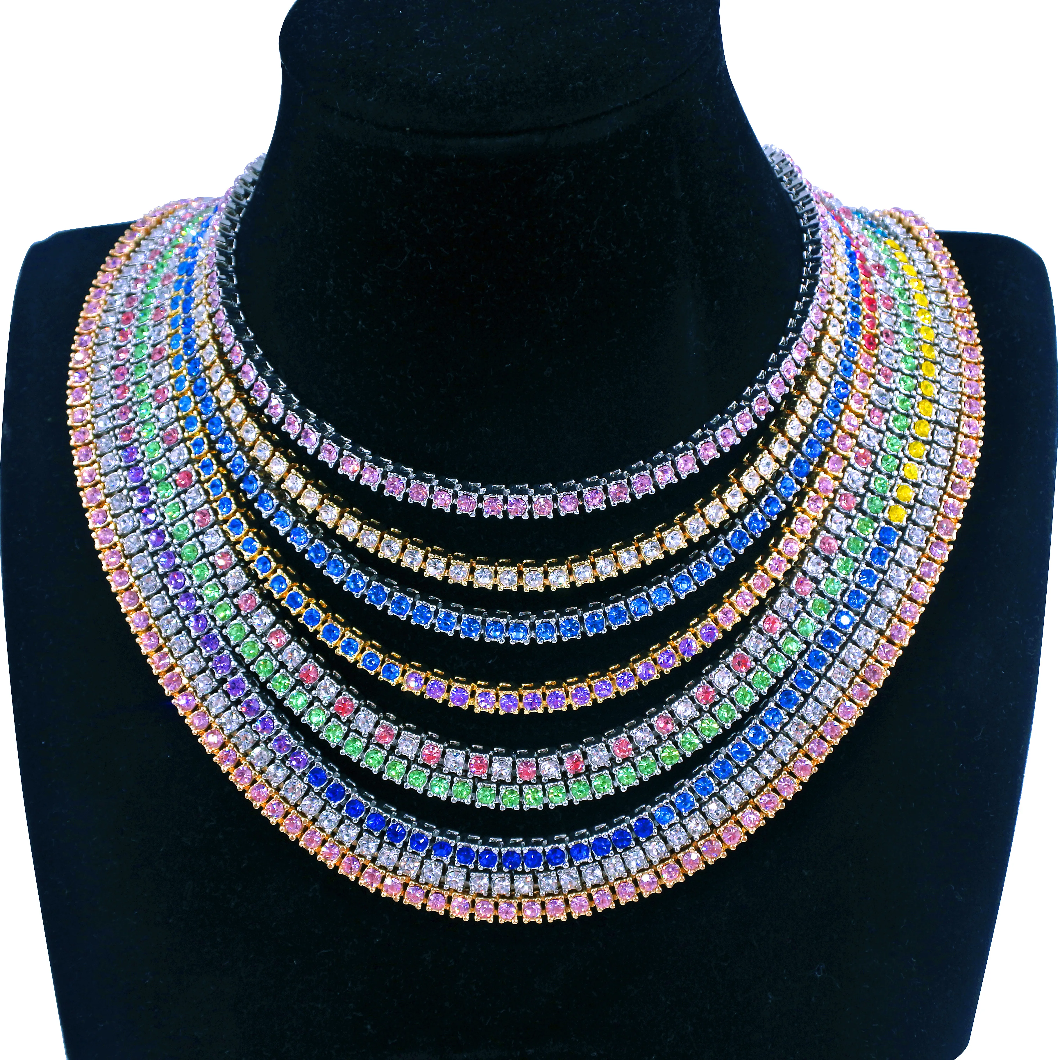 1-Row-Rhinestone-Tennis-Chain-Necklace-For-Men-5MM-Iced-Out-Chain-Hip ...