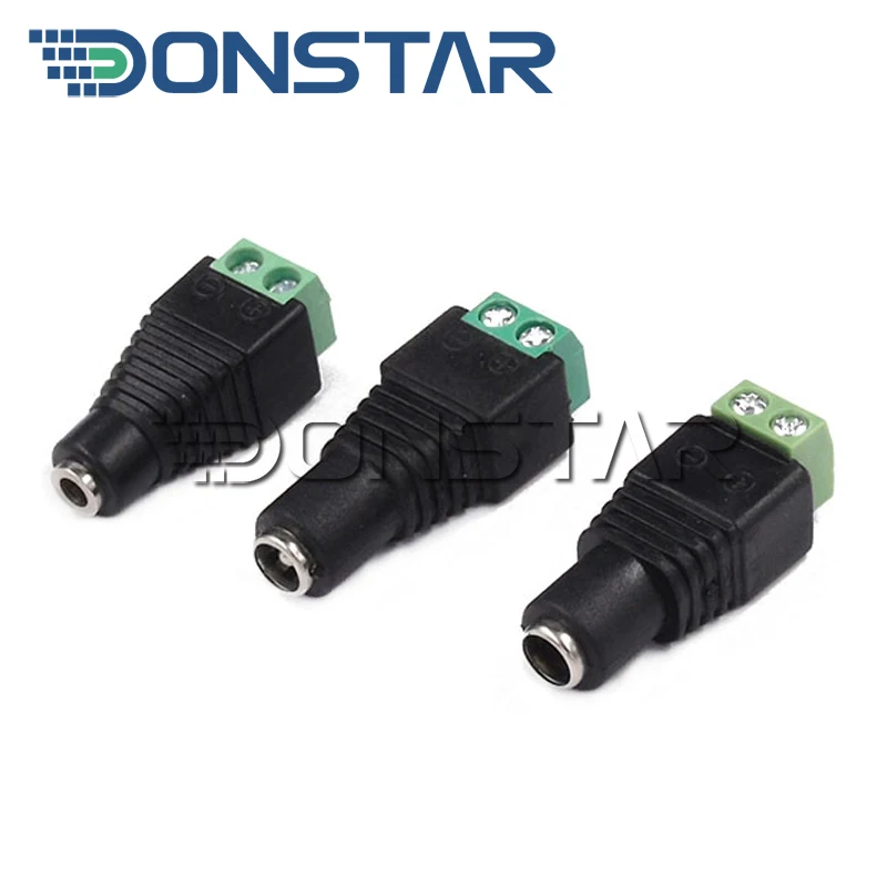10pcs Dc Socket Plug Cctv Camera 5.5mm X 2.1mm 2.1*5.5 3.5*1.35mm 5.5*2 ...