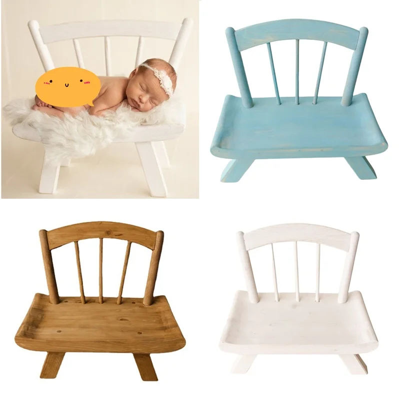 Newborn-Photography-Props-Wooden-Chair-Bed-Baby-Photography-Furniture ...