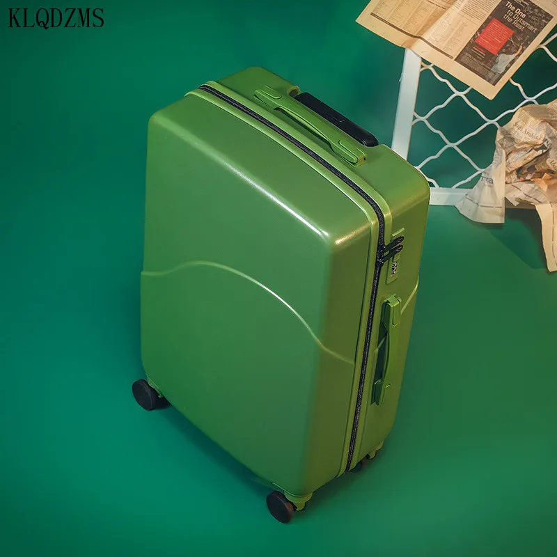 KLQDZMS 20''22''24''26 Polegada PC Mala de viagem Com Rodas Trolley ABS ...