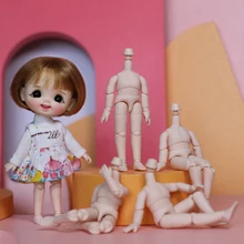 1/12 בובת גוף Sto בובת גוף עבור GSC ראש Ob11 BJD בובת גוף כדורי משותף בובת צעצוע לבן עור שיזוף ...