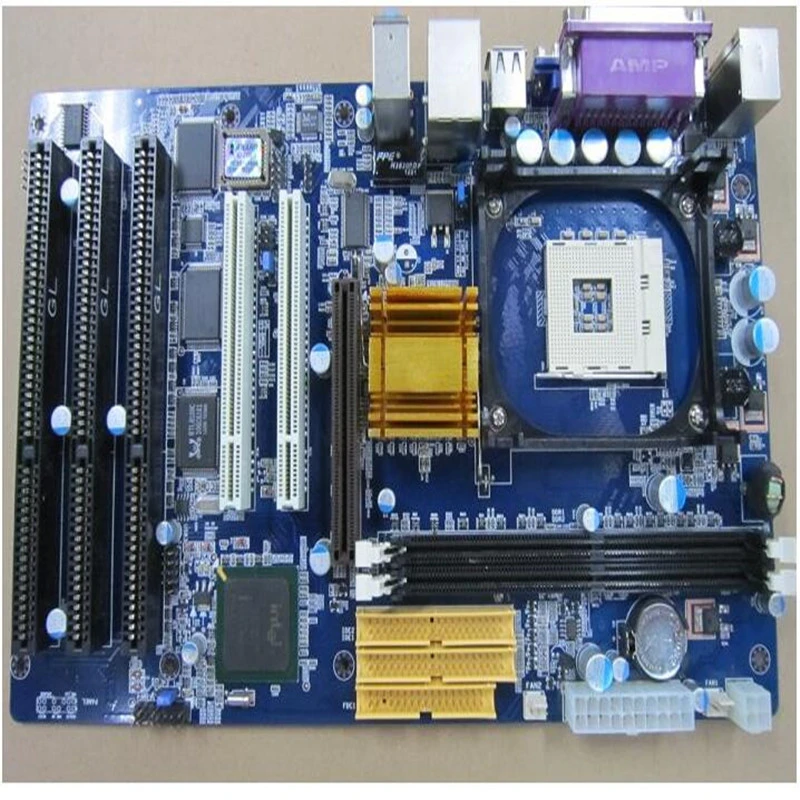 2019 새 원본 845GV ISA 메인 보드 478P ISA 마더 보드 4 PCI VGA LPT 3 ISA 슬롯 밀링 머신 ...