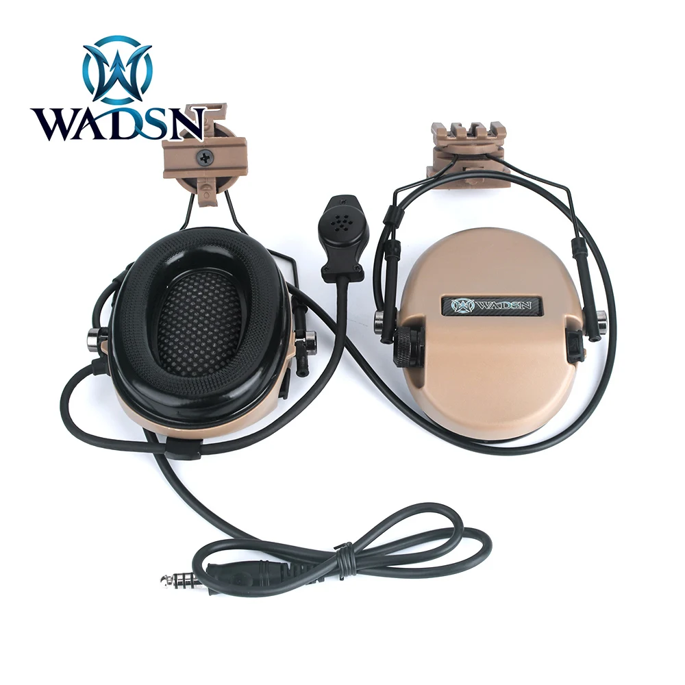 Hi-Threat Tier 1 Military Headphone Tactical Headsets Airsoft Shooting ...