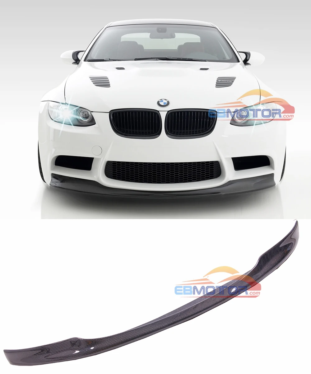 Real carbon fiber front lip spoiler for BMW E90 E92 E93 M3 bumper 08 13 ...