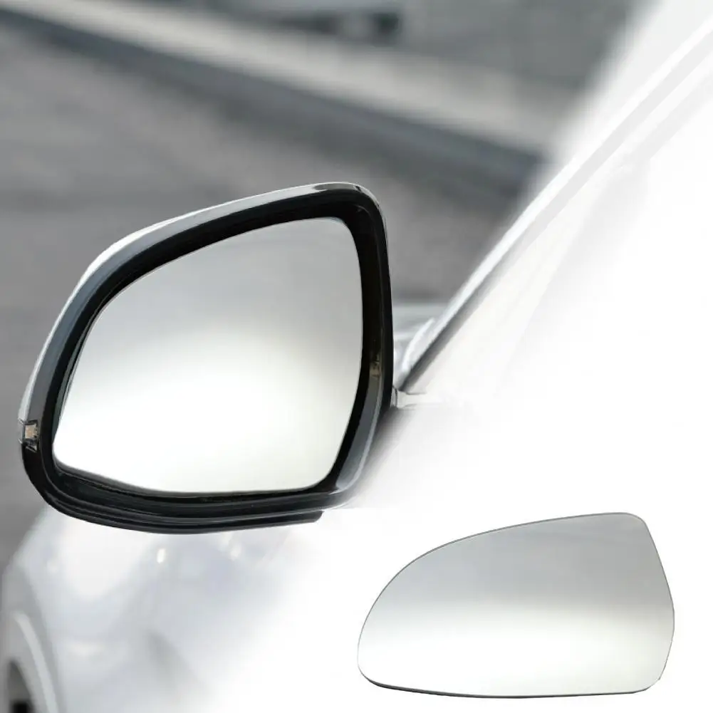 2Pcs Door Mirror Glass Waterproof Heated White L/R Wing Mirror Glass ...