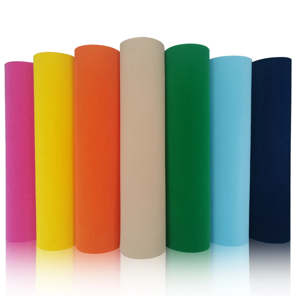 Christmas-25x100cm-Flock-Heat-Transfer-Vinyl-Iron-On-Vinyl-For-Cutting ...