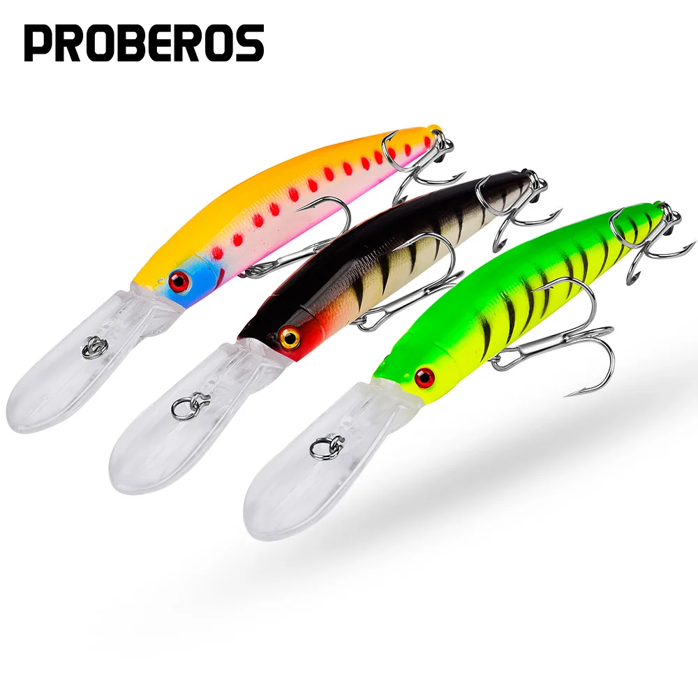 PROBEROS Señuelos de Pesca Minnow, 6 uds., 14,5 cm 15,5g, Pesca ...