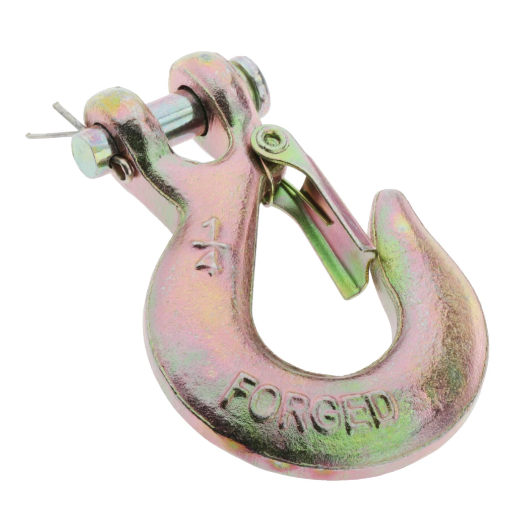 G70 1/4" Clevis Slip Hooks For Atv Quad Winch Cable Hook Tow Chain ...