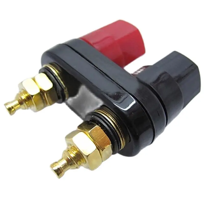 2pcs High quality Banana Connector Double speaker Siamese Banana plug ...