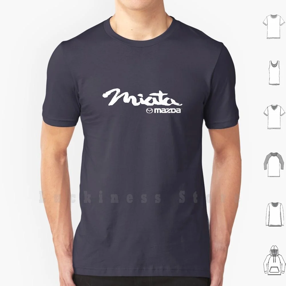 Mazda-Miata-Fan-Art-Logo-T-Shirt-DIY-Cotton-Big-Size-6xl-Miata-Turbo ...
