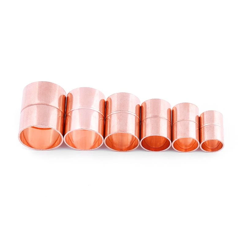 6.35mm - 50.8mm Copper Welding Pipe Fitting Equal Straight Coupling ...