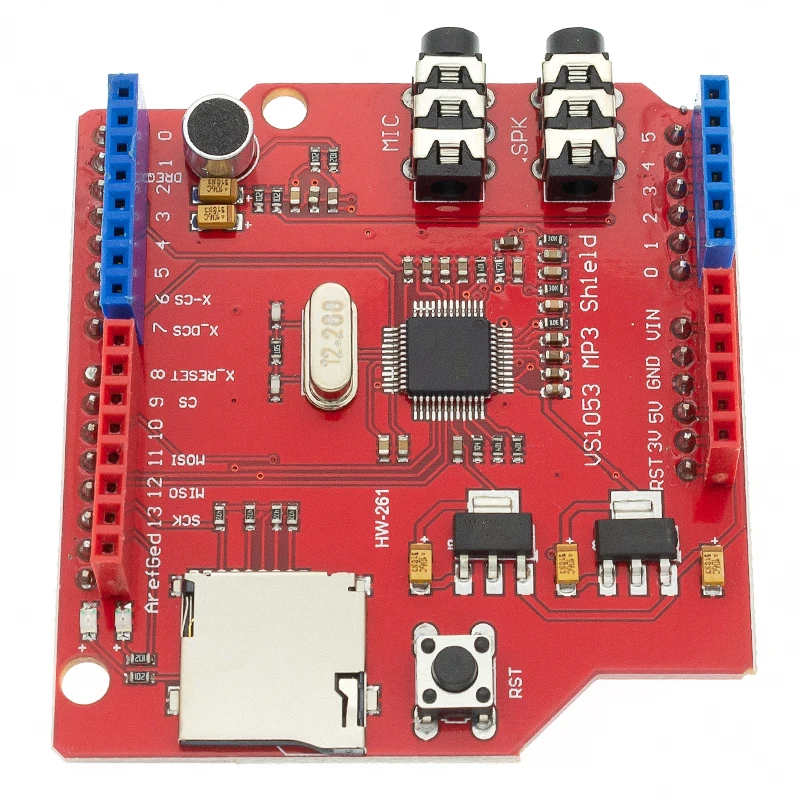Vs1053 vs1053b estéreo de áudio mp3 player escudo registro decodificar ...