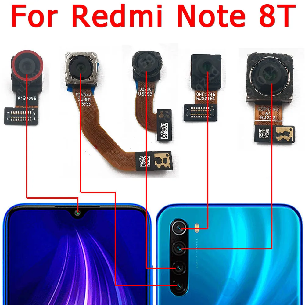 Original ด้านหลังกล้องด้านหน้าสำหรับ Xiaomi Redmi หมายเหตุ8 T 8 T หลัก ...