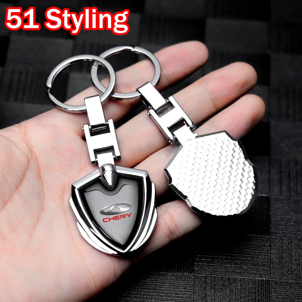 New Metal Keychain Car Keyring High end Male Female Key Chain for Chery ...