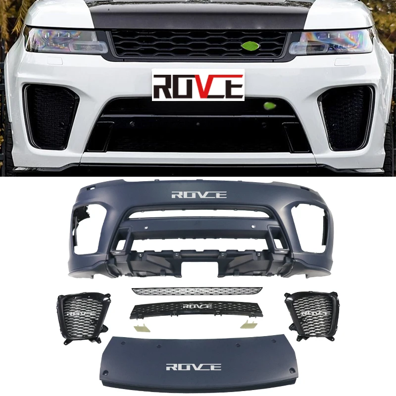 ROVCE Front Bumper Body Kit Parts For Land Rover Range Rover Sport SVR ...
