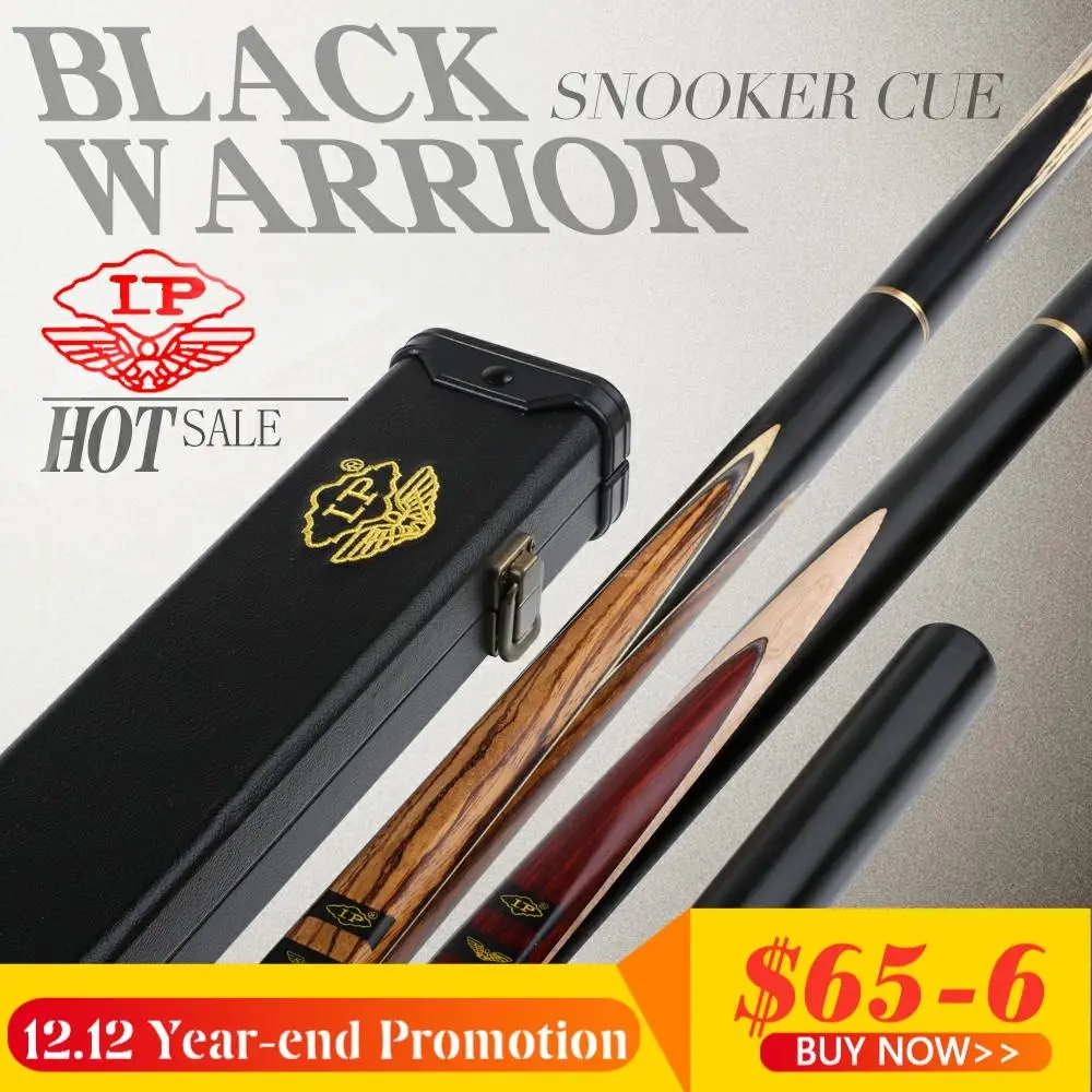 Hoge-Kwaliteit-Lp-Billar-Zwart-Warrior-Snooker-Cue-3-4-Split-Cue-10Mm ...