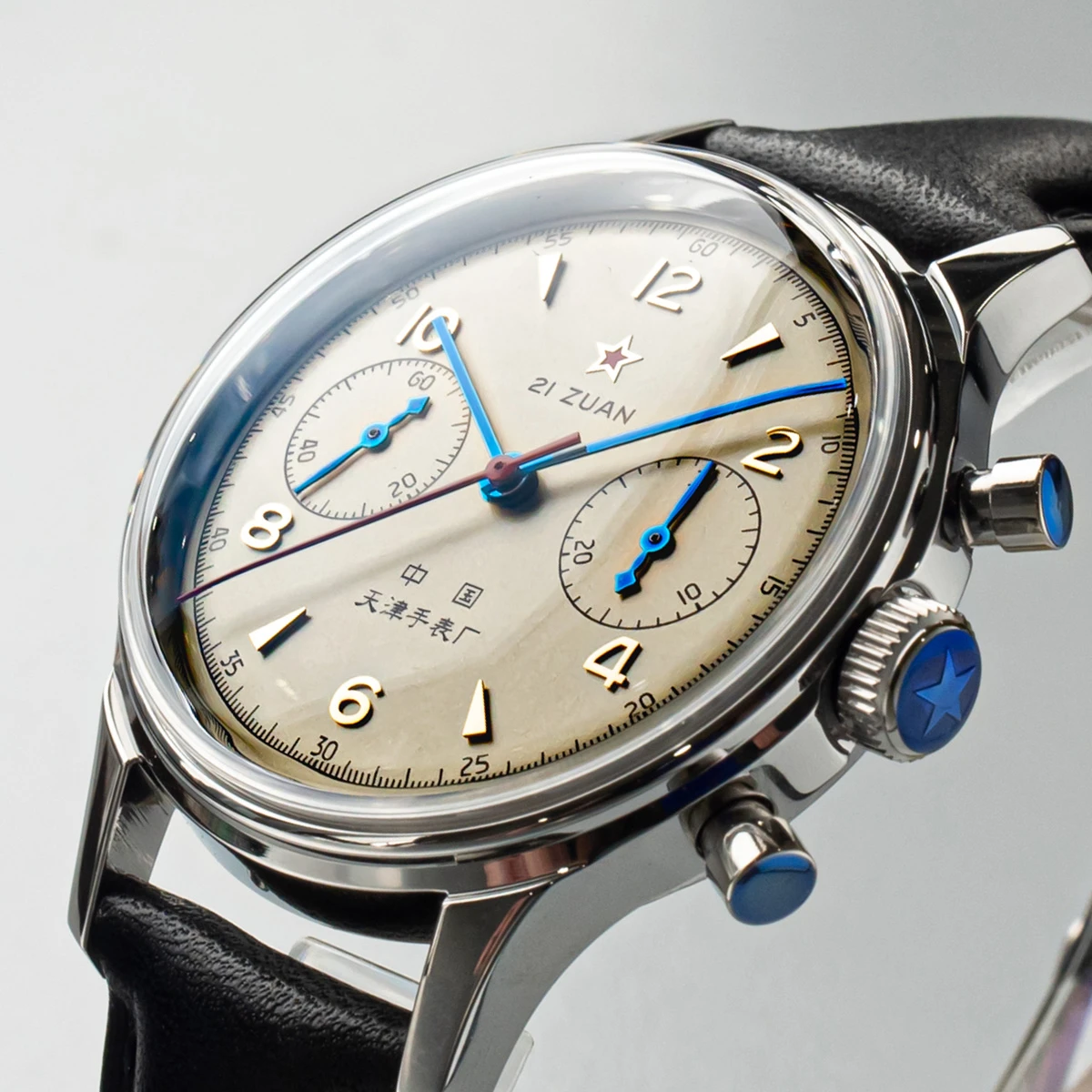 Original Air Force 1963 Polit Chronograph Watch Seagull Wristwatch ...