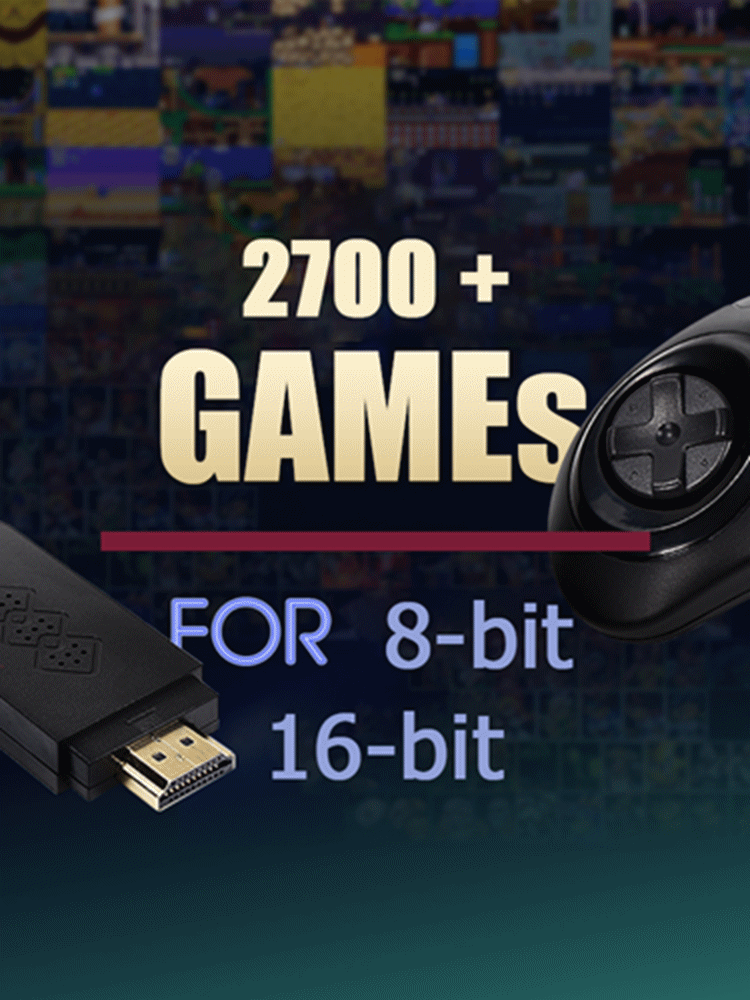 16-bit Wireless Console For SEGA NES Genesis Game Stick HDMI-compatible ...