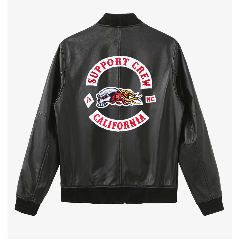 Original Embroidery Patches For Jacket Motorcycle Club KING OF THE