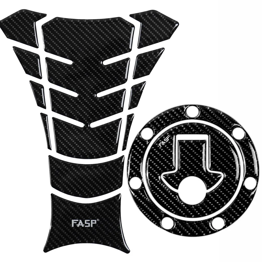 5D Carbon Fiber Motorcycle Fuel Tank Pad Decals Gas Cap Sticker For KTM ...