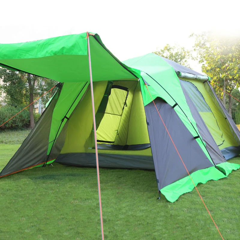 Camel Automatic 3 4 Peson Camping Tent With Skirt Have 4doors Include ...