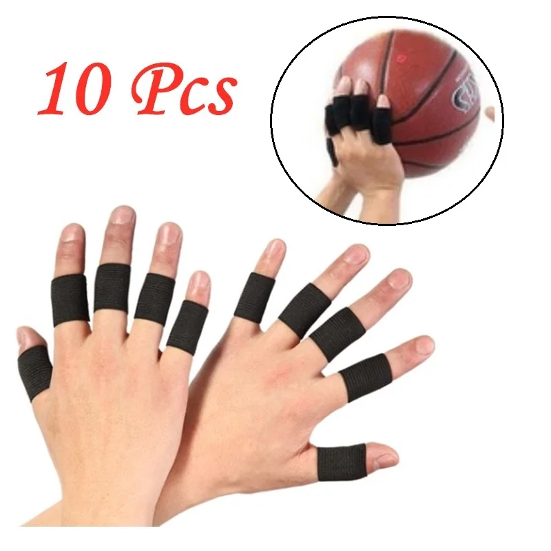 10Pcs-Volleyball-Finger-Cover-Sweatband-Stretchy-Wrap-Finger-Sleeve ...