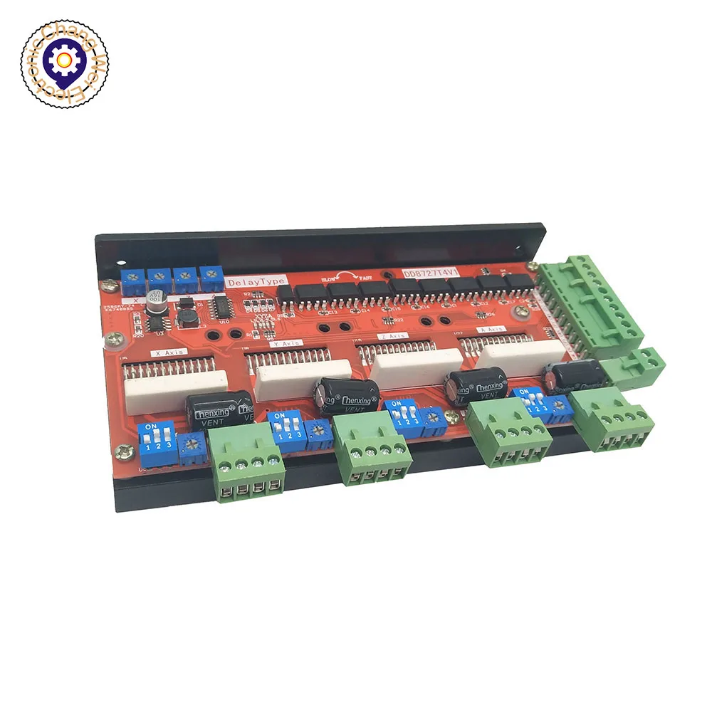 HOT！New design 4 axis 2-phase stepper motor driver 4A 128 subdivision ...
