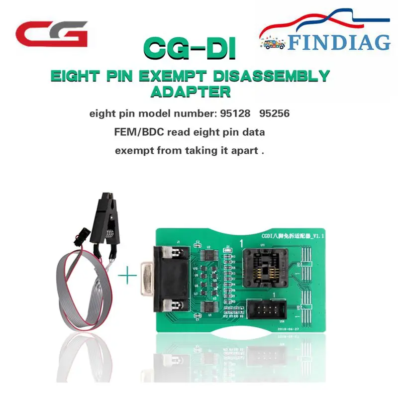 8-Pin-Foot-Chip-Clip-Adapter-For-BMW-FEM-BDC-Read-Eight-Pin-Data ...