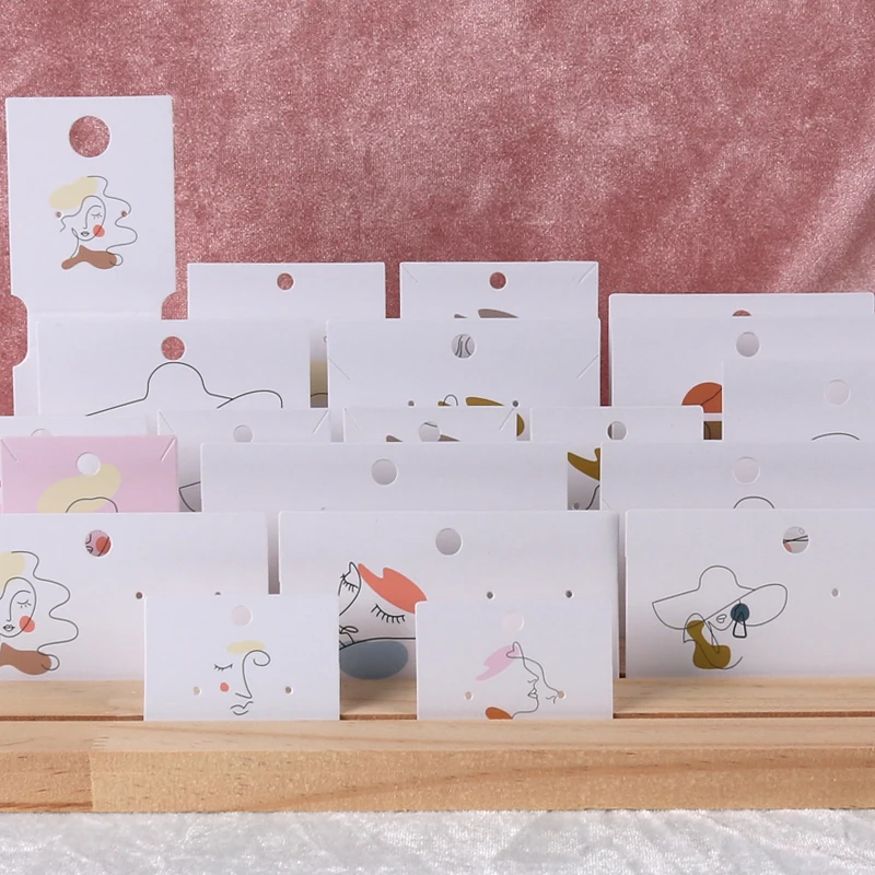 Hot Sale 20Pcs/Lot Paper Earrings and Necklaces Display Card 400gsm ...