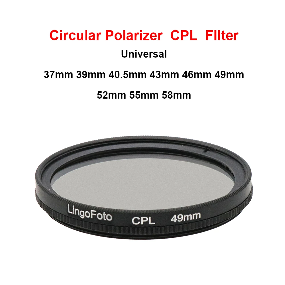 Circular-Polarizer-CPL-Filter-Universal-37mm-39mm-40-5mm-43mm-46mm-49mm ...