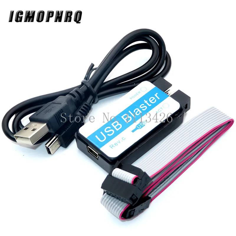 Usb Blaster Mini Usb Cable 10-pin Jtag Connection Cable For Cpld Fpga ...