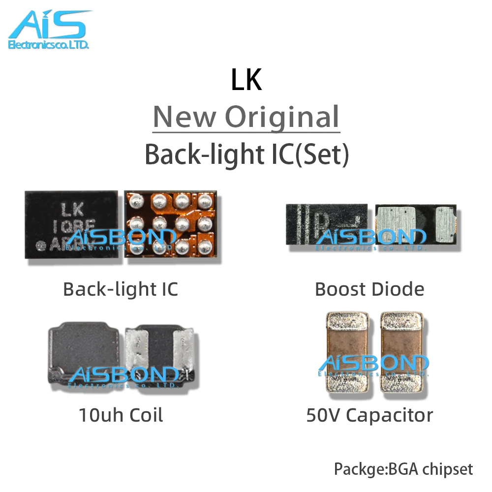 5pcs LK 12pin backlight IC For OPPO A5 A7 A3 Redmi Note8 light control ...