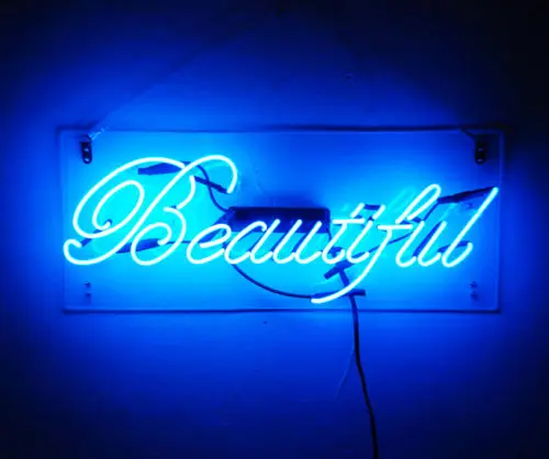14“ Beautiful Acrylic Custom Neon Light Lamp Sign Beer Bar Handmade ...