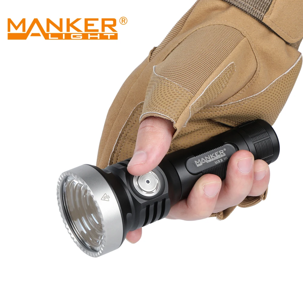 Manker linterna LED potente U22 III PM1 21700, tipo C, carga USB ...