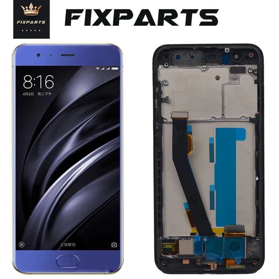 LCD for Xiaomi Mi 6 Mi6 LCD Display With Touch Screen With Frame ...